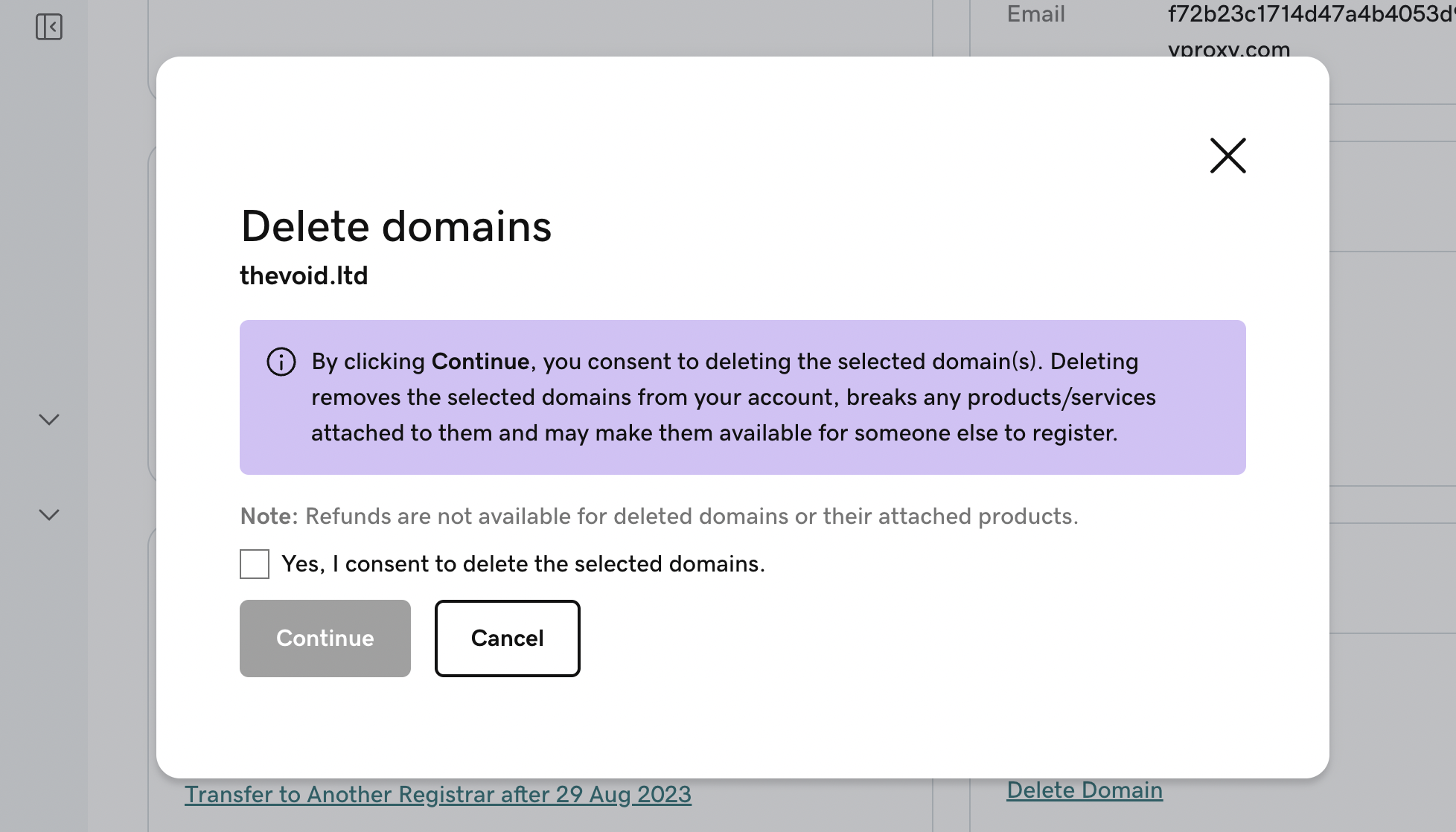 How to Delete Domains on GoDaddy